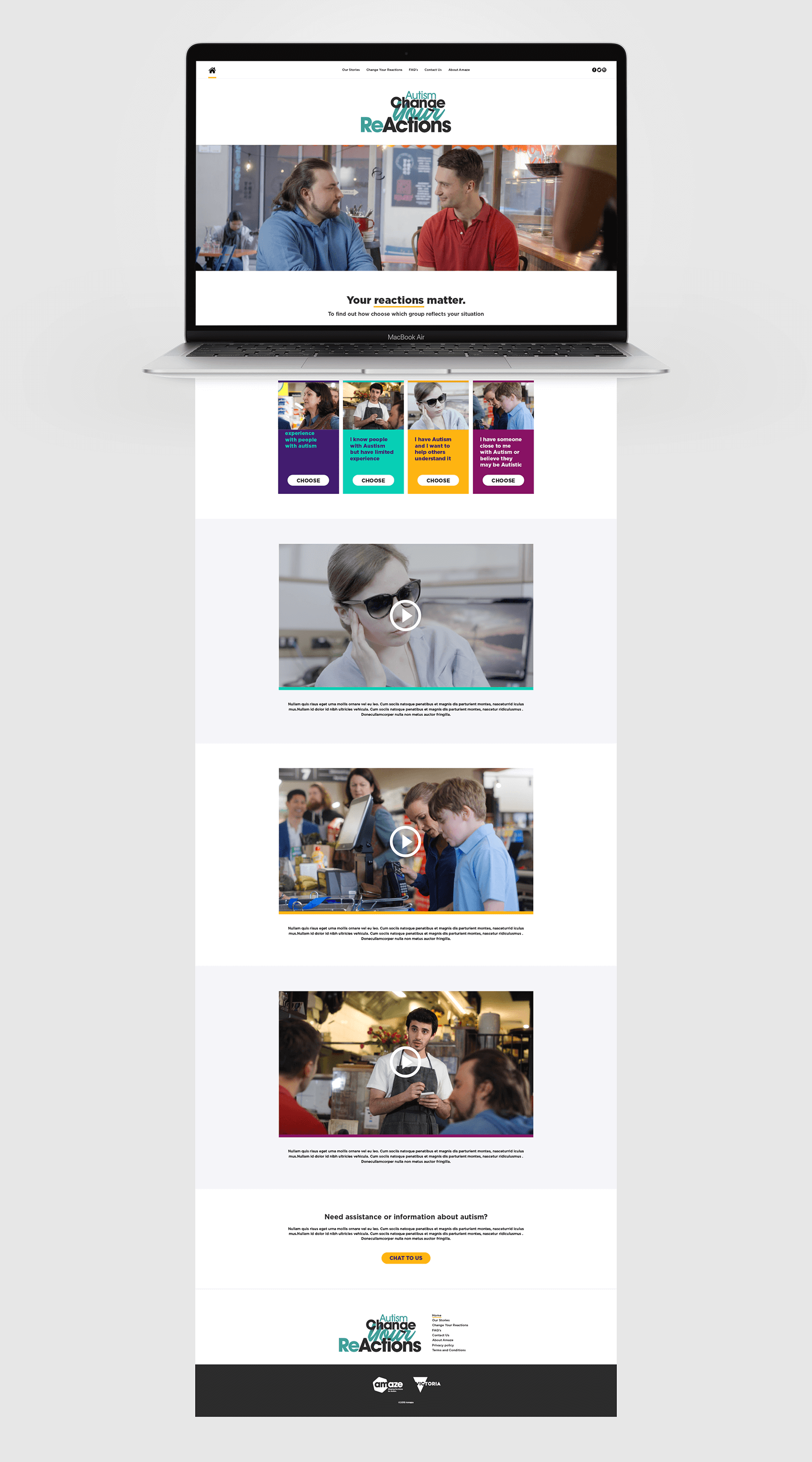 Change Your ReActions: AMAZE Victoria - Campaign Edge