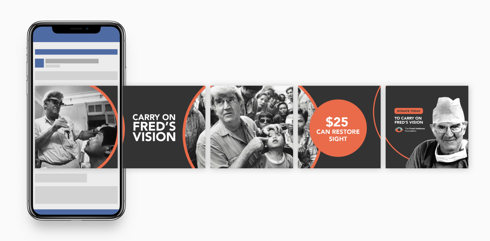 Carry On Fred's Vision: The Fred Hollows Foundation - Campaign Edge