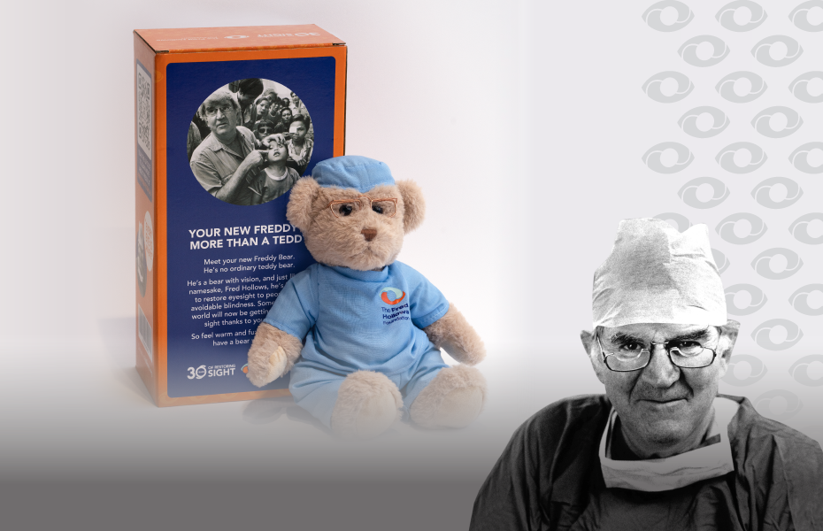 Freddy Bear: The Fred Hollows Foundation - Campaign Edge