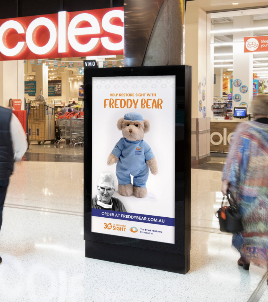 Freddy Bear: The Fred Hollows Foundation - Campaign Edge